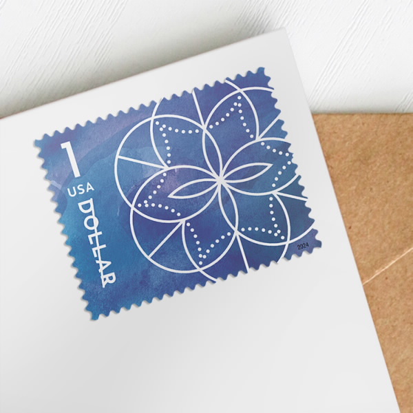 $1 Floral Geometry Stamps | USPS.com