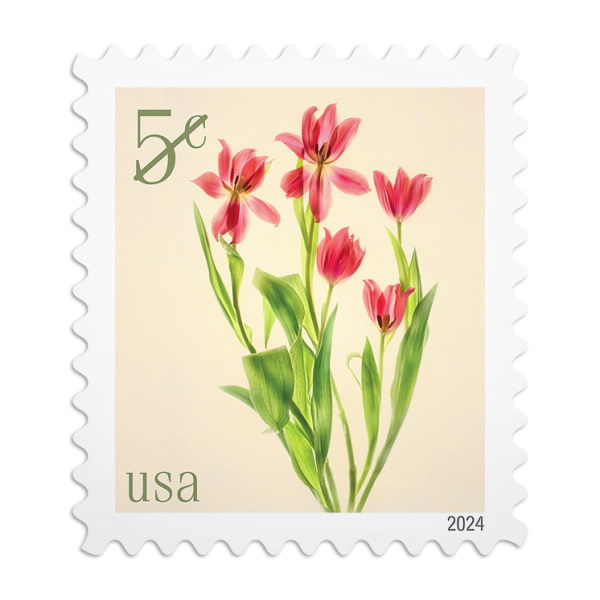Red Tulips Stamps | USPS.com