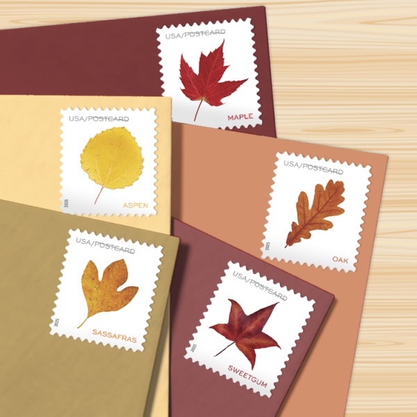 Vibrant Leaves Postcard Stamps | USPS.com