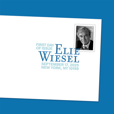 Elie Wiesel Digital Color Postmark | USPS.com