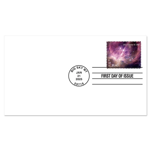 Star Cluster First Day Cover | USPS.com