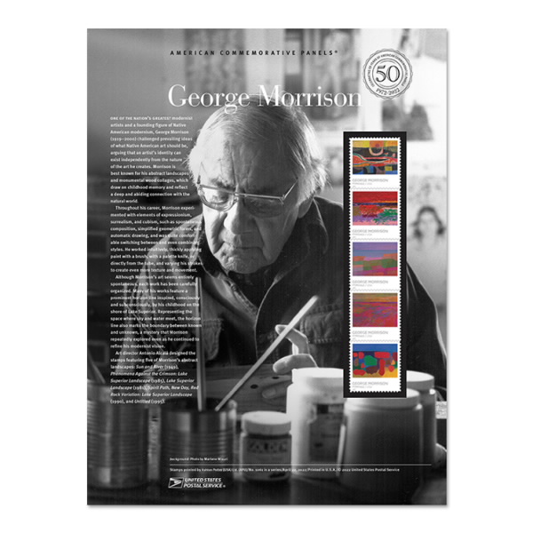 George Morrison American Commemorative Panel® | USPS.com