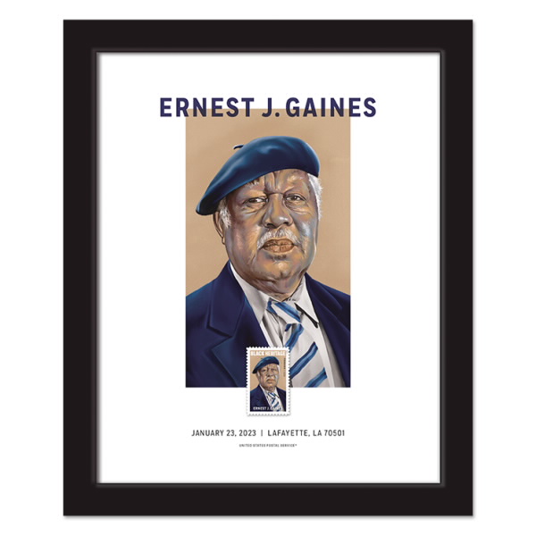 Ernest J. Gaines Framed Stamp | USPS.com