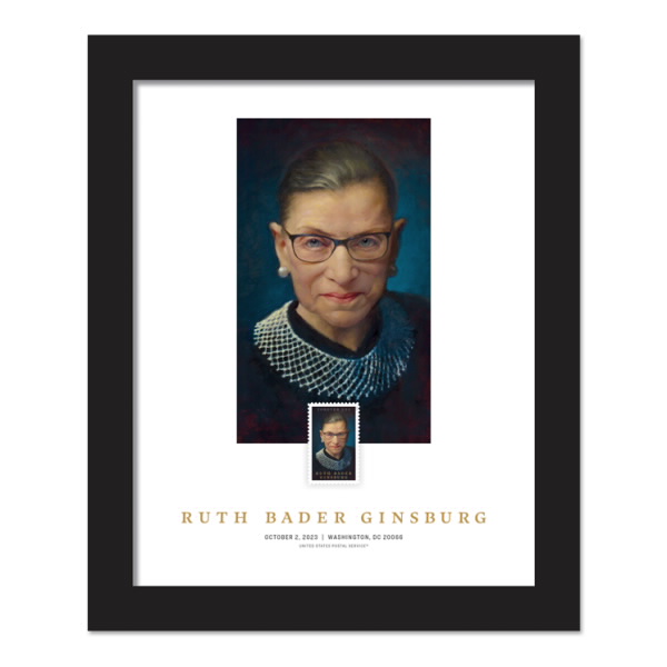 Ruth Bader Ginsburg Framed Stamp | USPS.com