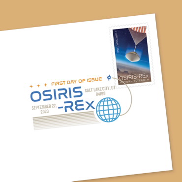OSIRIS-REx Digital Color Postmark | USPS.com