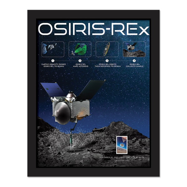 OSIRIS-Rex Framed Stamp | USPS.com