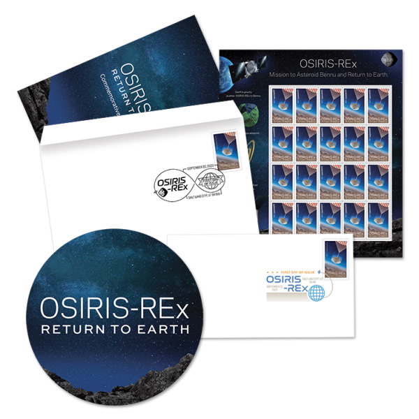 OSIRIS-Rex Stamp Ceremony Memento | USPS.com