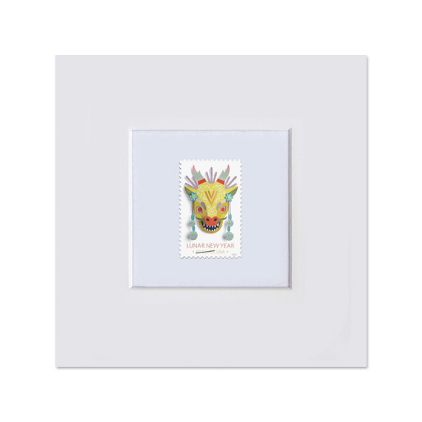 Lunar New Year: Year of the Dragon Matted Stamp | USPS.com