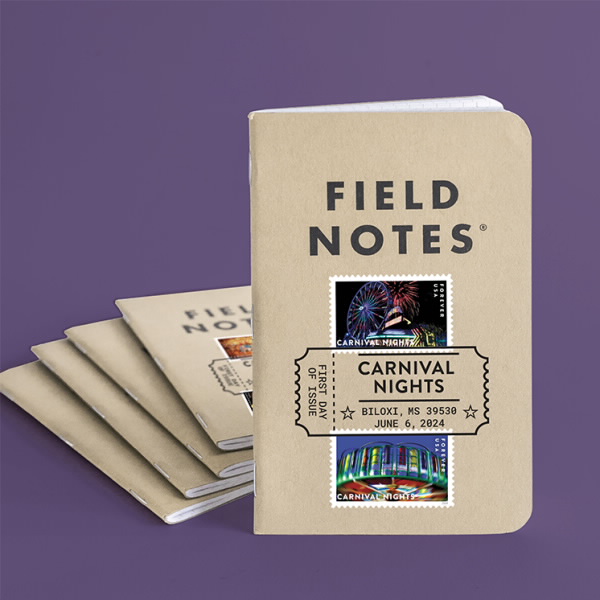Carnival Nights Field Notes® Notebooks | USPS.com