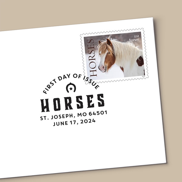 Horses First Day Cover | USPS.com