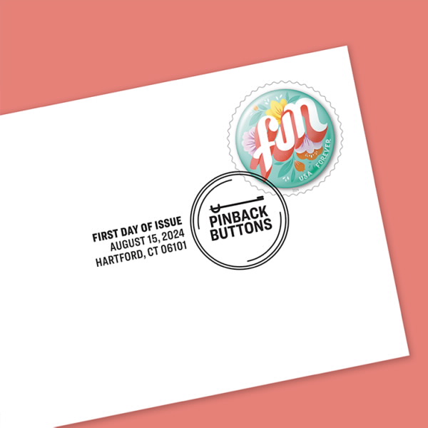 Pinback Buttons First Day Cover | USPS.com