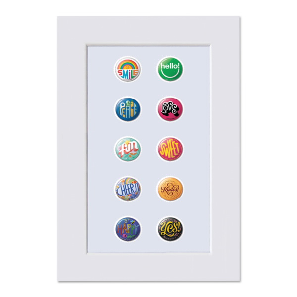 Pinback Buttons Matted Stamps | USPS.com