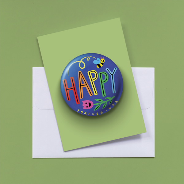 Pinback Buttons Notecards | USPS.com