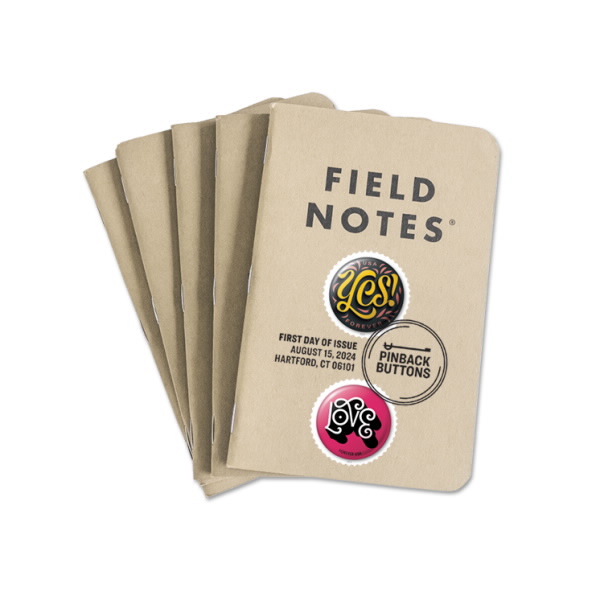 Pinback Buttons Field Notes® Notebooks | USPS.com