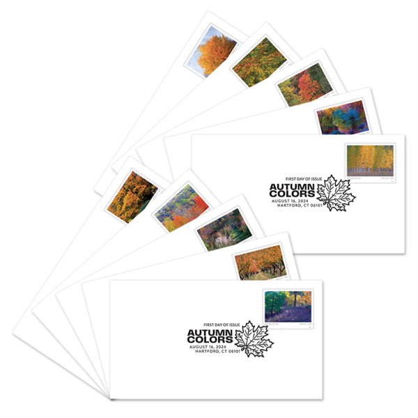 Autumn Colors First Day Covers | USPS.com