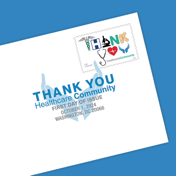 Thank You, Healthcare Community Digital Color Postmark | USPS.com