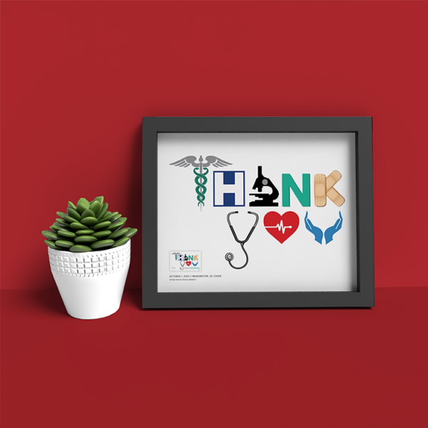 Thank You, Healthcare Community Framed Stamp | USPS.com