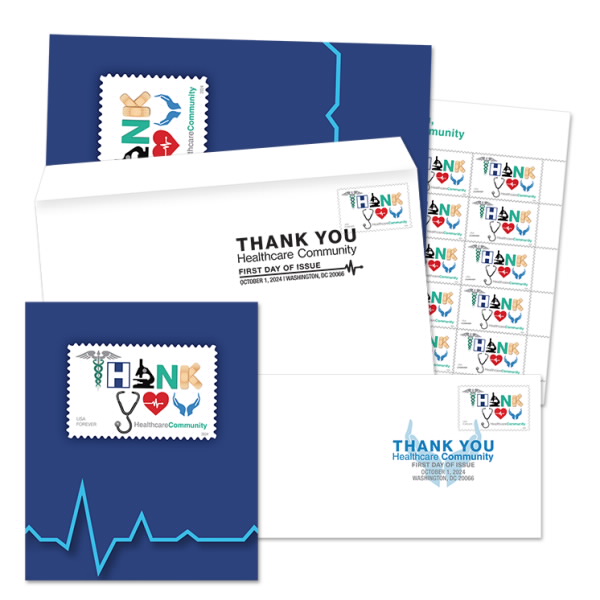 Thank You, Healthcare Community Stamp Ceremony Memento | USPS.com