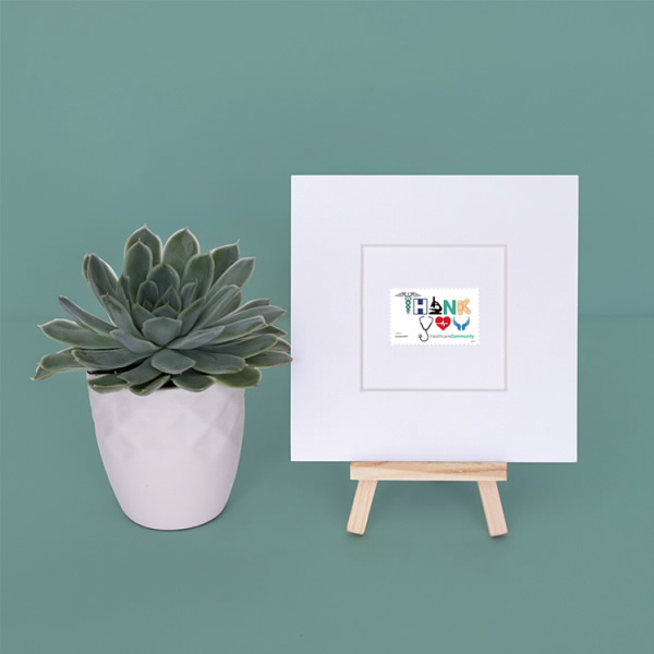 Thank You, Healthcare Community Matted Stamp | USPS.com