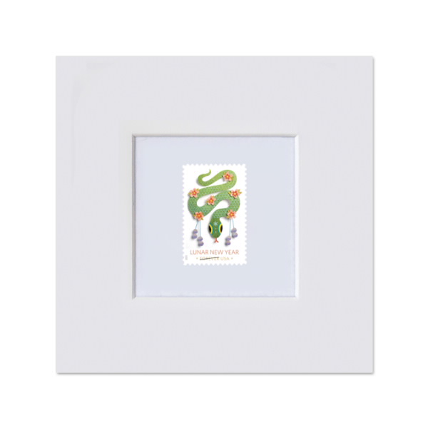 Lunar New Year: Year of the Snake Matted Stamp | USPS.com