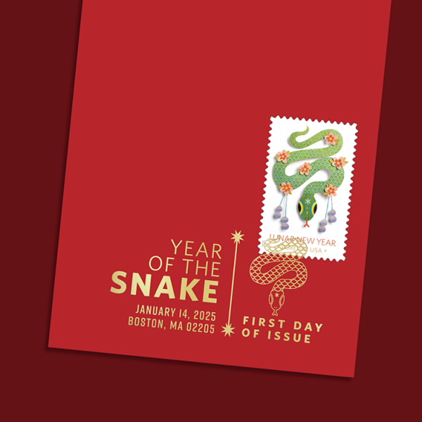 Lunar New Year: Year of the Snake Red Envelope | USPS.com