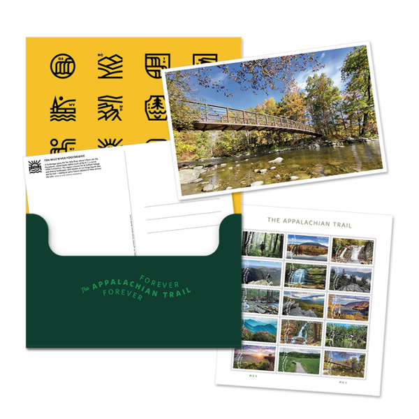 The Appalachian Trail Oversized Postcards | USPS.com
