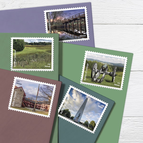 Battlefields of the American Revolution Stamps | USPS.com