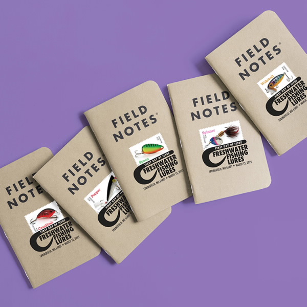 Freshwater Fishing Lures Field Notes® Notebooks | USPS.com