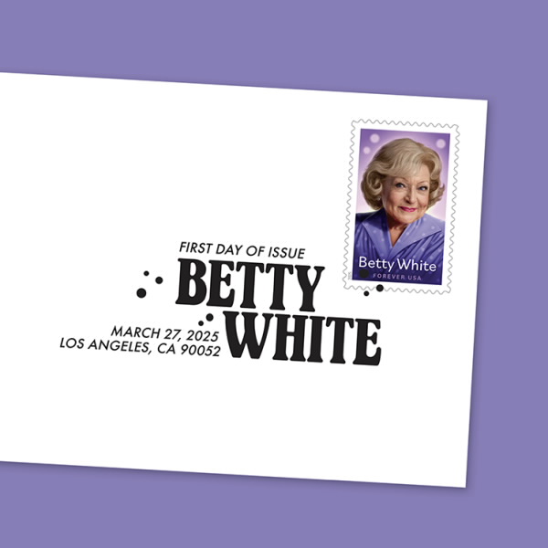 Betty White First Day Cover | USPS.com