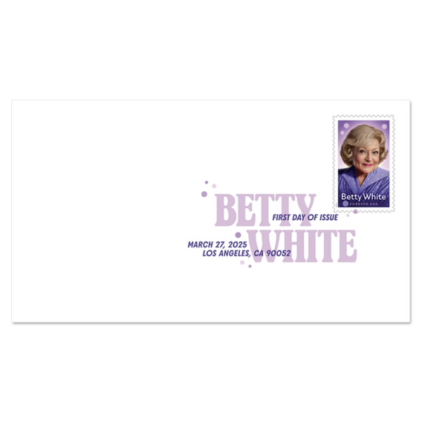 Betty White Digital Color Postmark | USPS.com