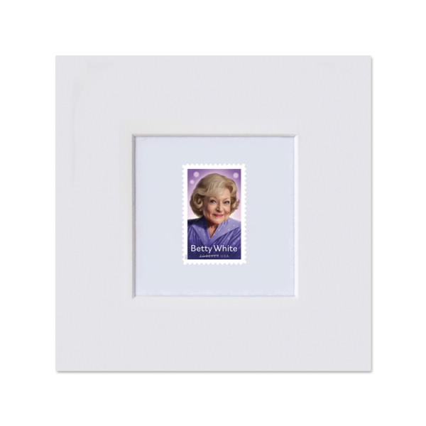 Betty White Matted Stamp | USPS.com