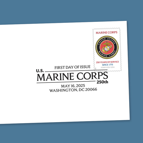 U.S. Marine Corps 250th First Day Cover | USPS.com