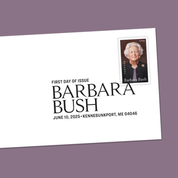Barbara Bush First Day Cover | USPS.com