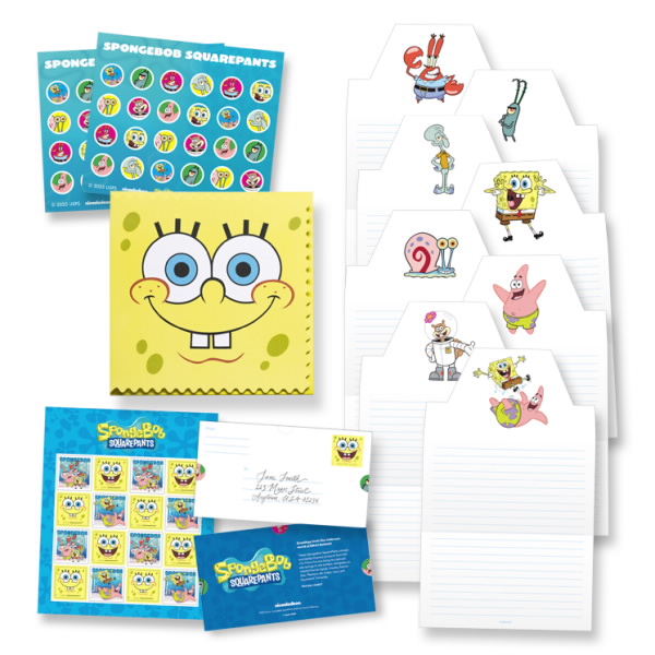 SpongeBob Squarepants Writing Kit | USPS.com