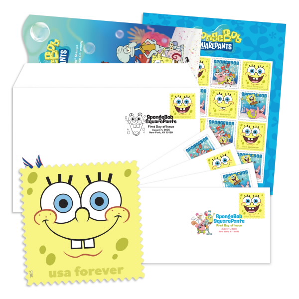 SpongeBob SquarePants Stamp Ceremony Memento | USPS.com