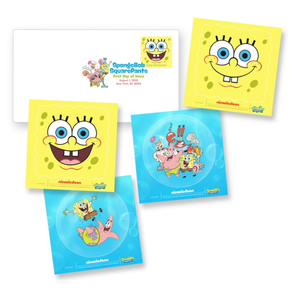 SpongeBob Squarepants Vinyl Stickers | USPS.com