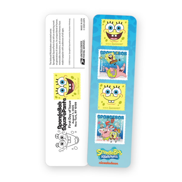 SpongeBob Squarepants Bookmark | USPS.com