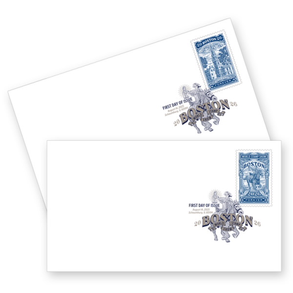 Boston 2026 World Stamp Show Digital Color Postmarks | USPS.com