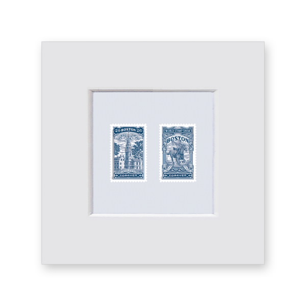 Boston 2026 World Stamp Show Matted Stamps | USPS.com