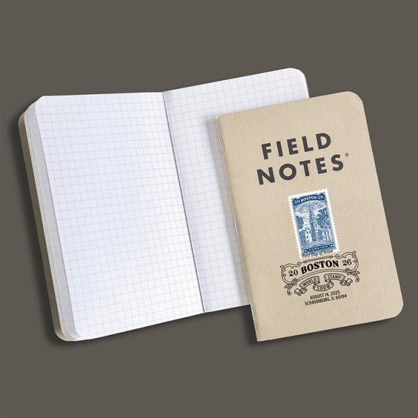 Boston 2026 World Stamp Show Field Notes® Notebooks | USPS.com