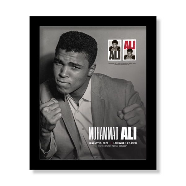 Muhammad Ali Framed Stamp | USPS.com