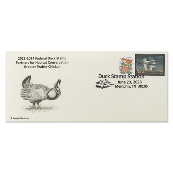 Tundra Swans 2023-2024 Cachet, Greater Prairie-Chicken | USPS.com