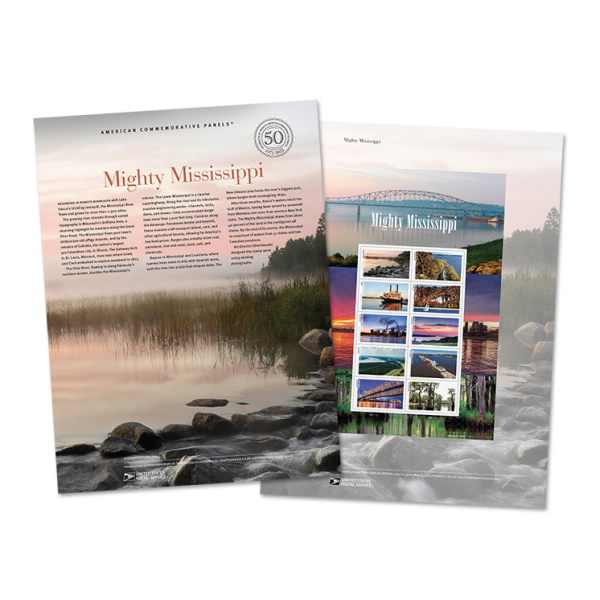 Mighty Mississippi American Commemorative Panel® | USPS.com