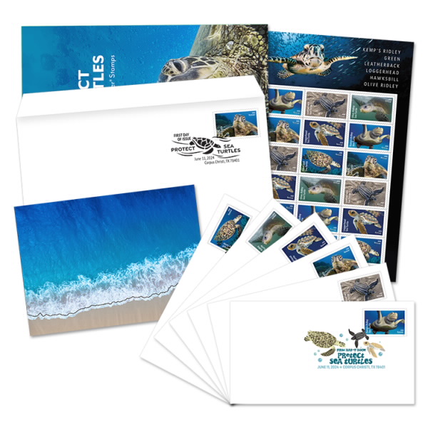 Protect Sea Turtles Stamp Ceremony Memento | USPS.com