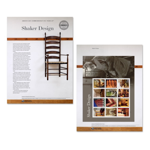 Shaker Design American Commemorative Panel® | USPS.com