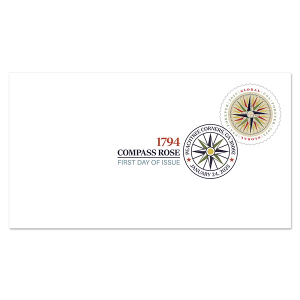 1794 Compass Rose Digital Color Postmark | USPS.com