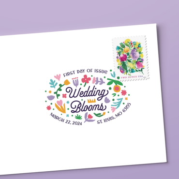 Wedding Blooms Digital Color Postmark | USPS.com