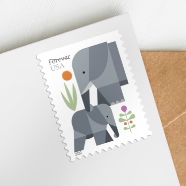 Elephants Stamps | USPS.com