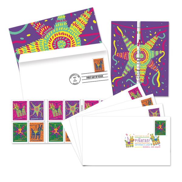 Piñatas! Stamp Ceremony Memento | USPS.com