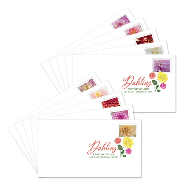 Dahlias Digital Color Postmarks | USPS.com